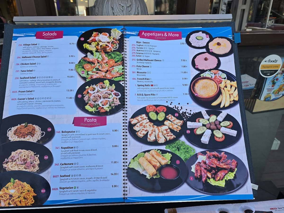 Menu at Tuck Inn Restaurant, Larnaca, WJ6Q+X36