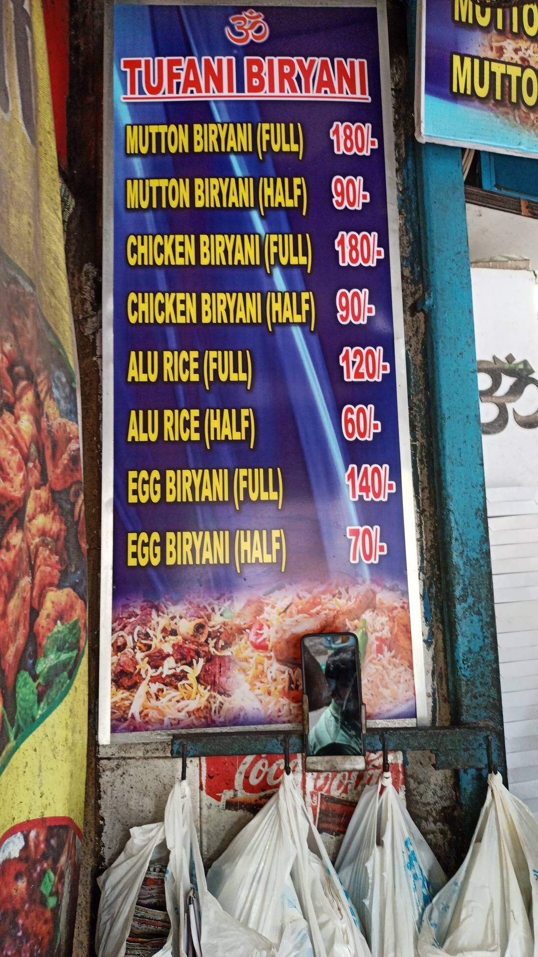 Menu at Tufani Biryani, Kolkata, 3B