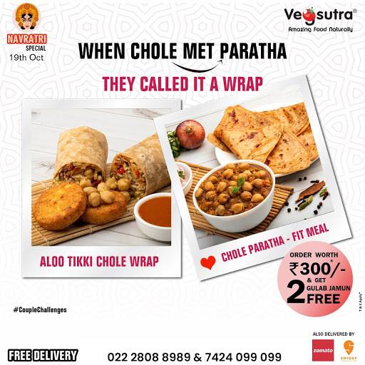 Menu at Veg Sutra, Mumbai, C 19