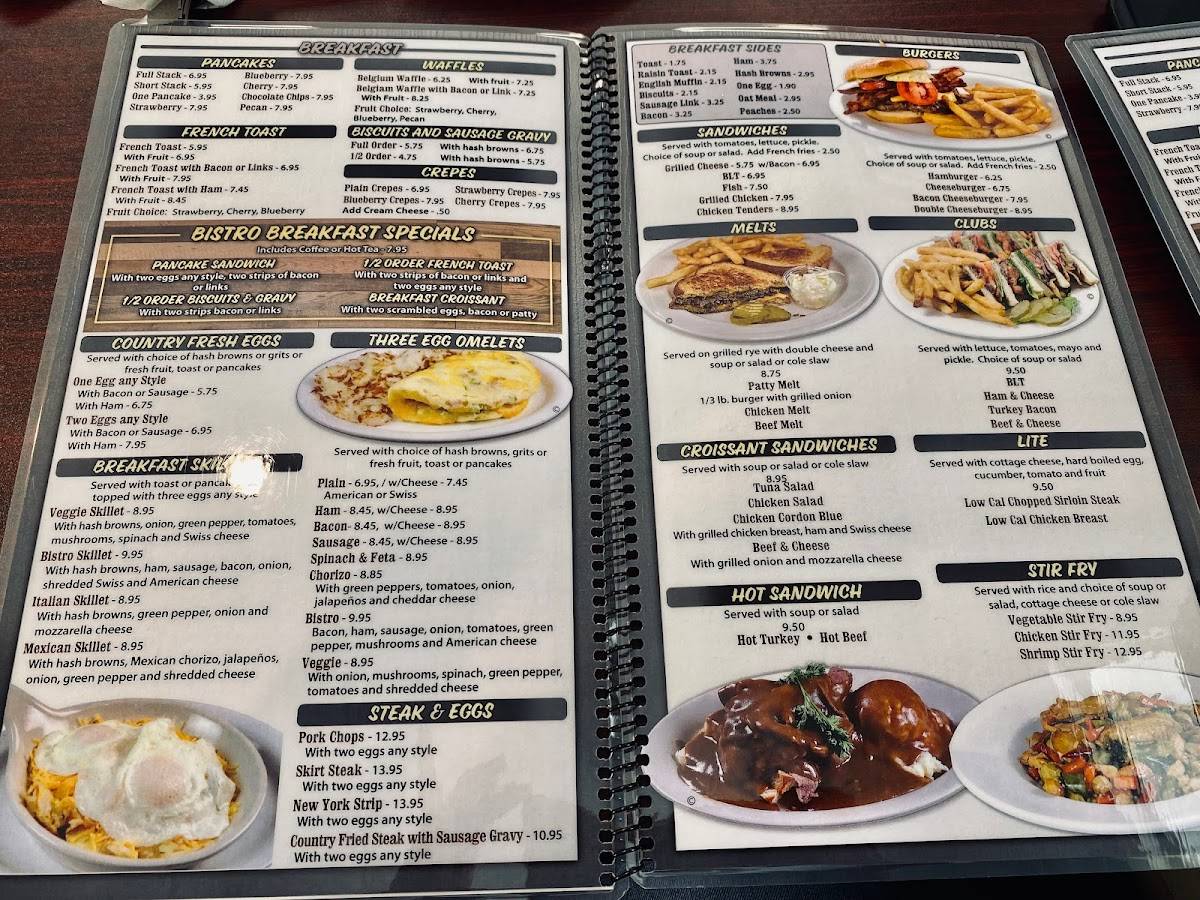 Menu at WB Steakhouse, Lakes of the Four Seasons