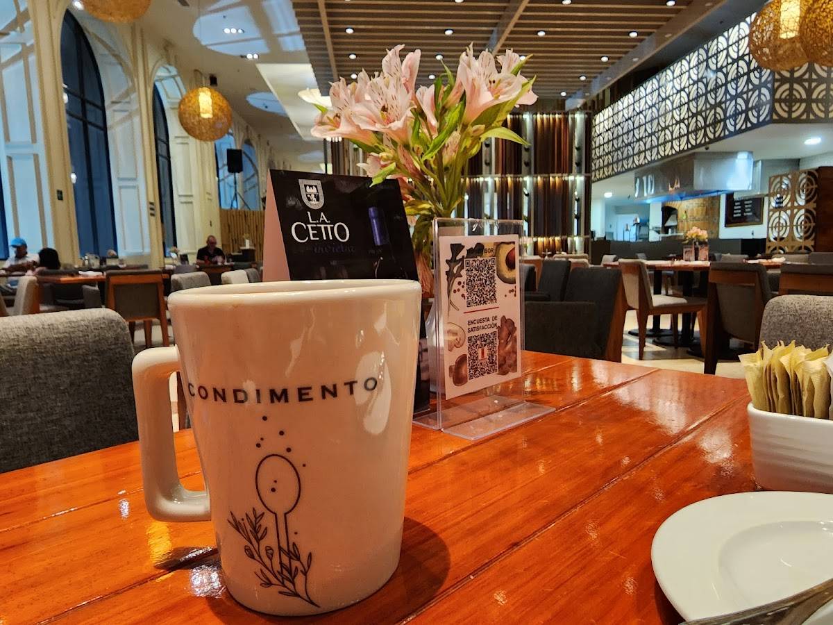 Carta de Restaurant Condimento, Villahermosa