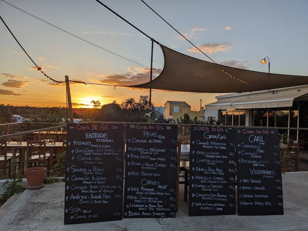 Menu at Restaurante Costa do Sol, Santa Cruz Da Graciosa