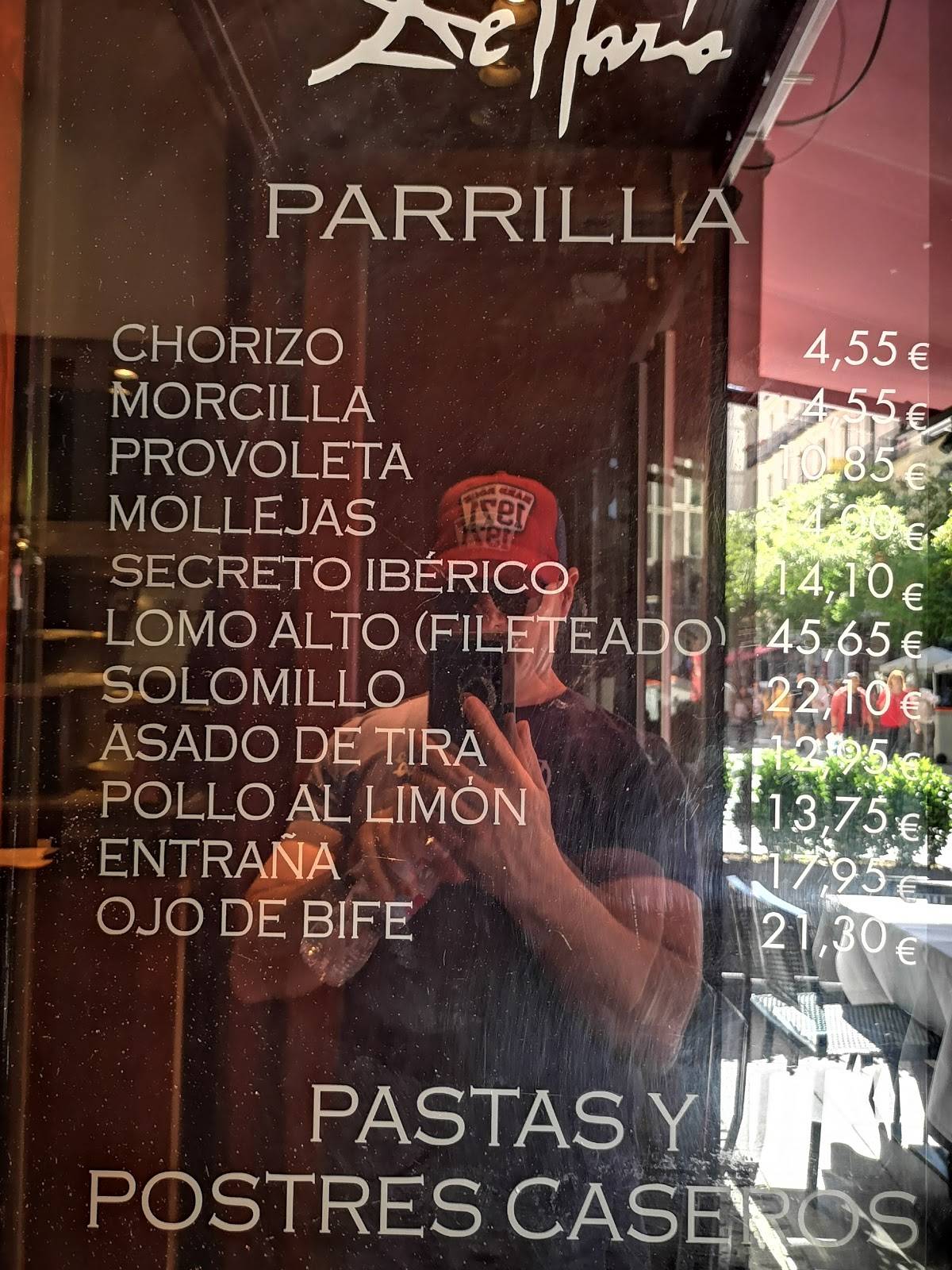 Carta de De Maria Parrilla PRECIADOS, Madrid, Pl. del Callao