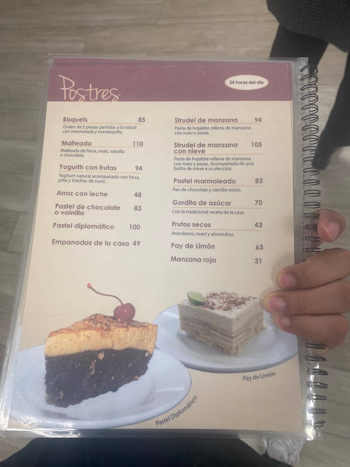 Carta de Restaurante Mezzanine, Monterrey