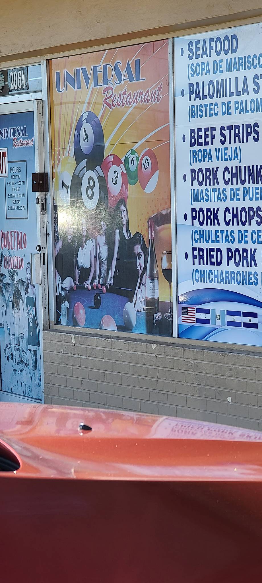 Menu at Restaurante Universal, Opa-locka, NW 135th St
