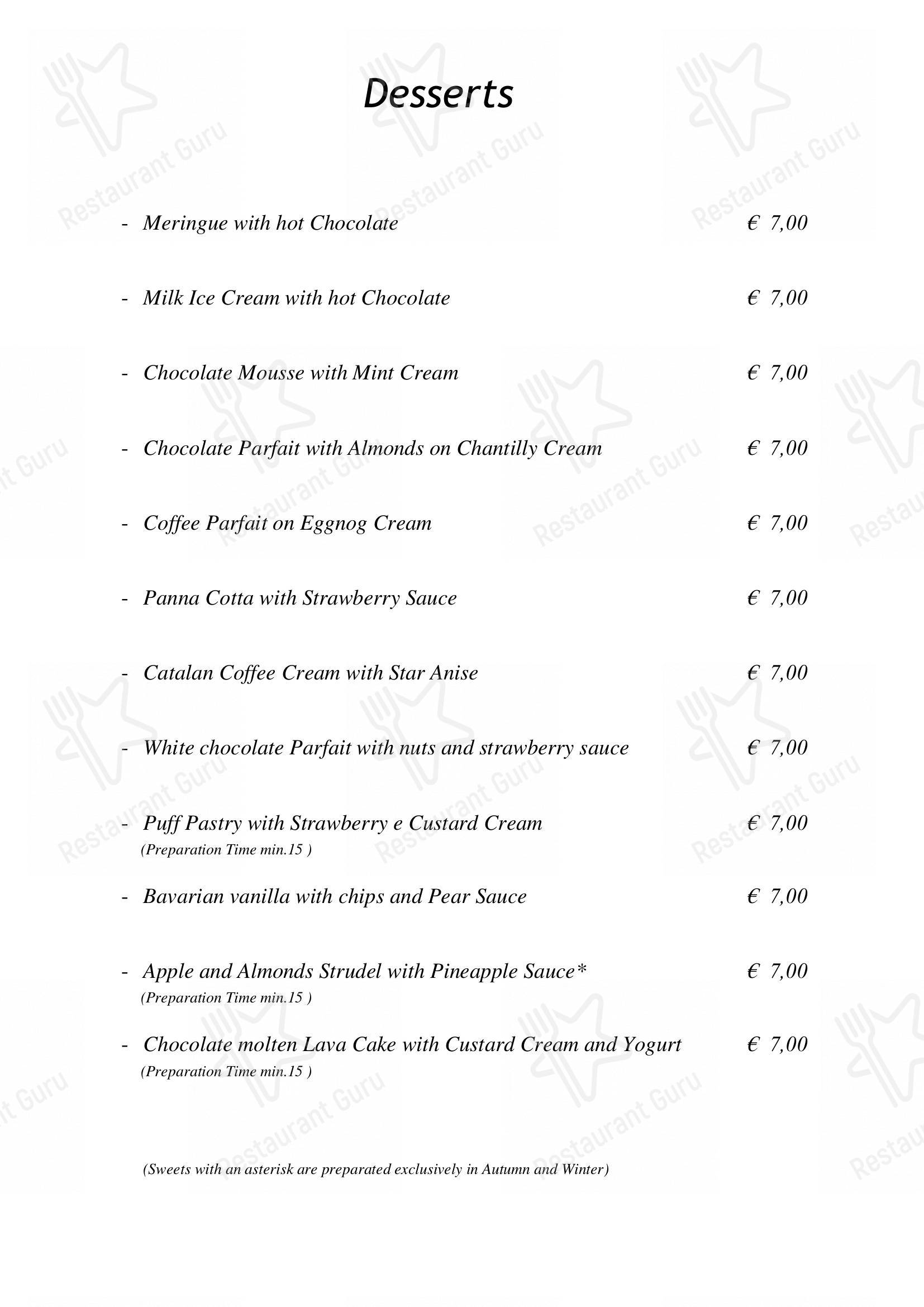 Speisekarte von Ristorante Portofino, Ponti Sul Mincio