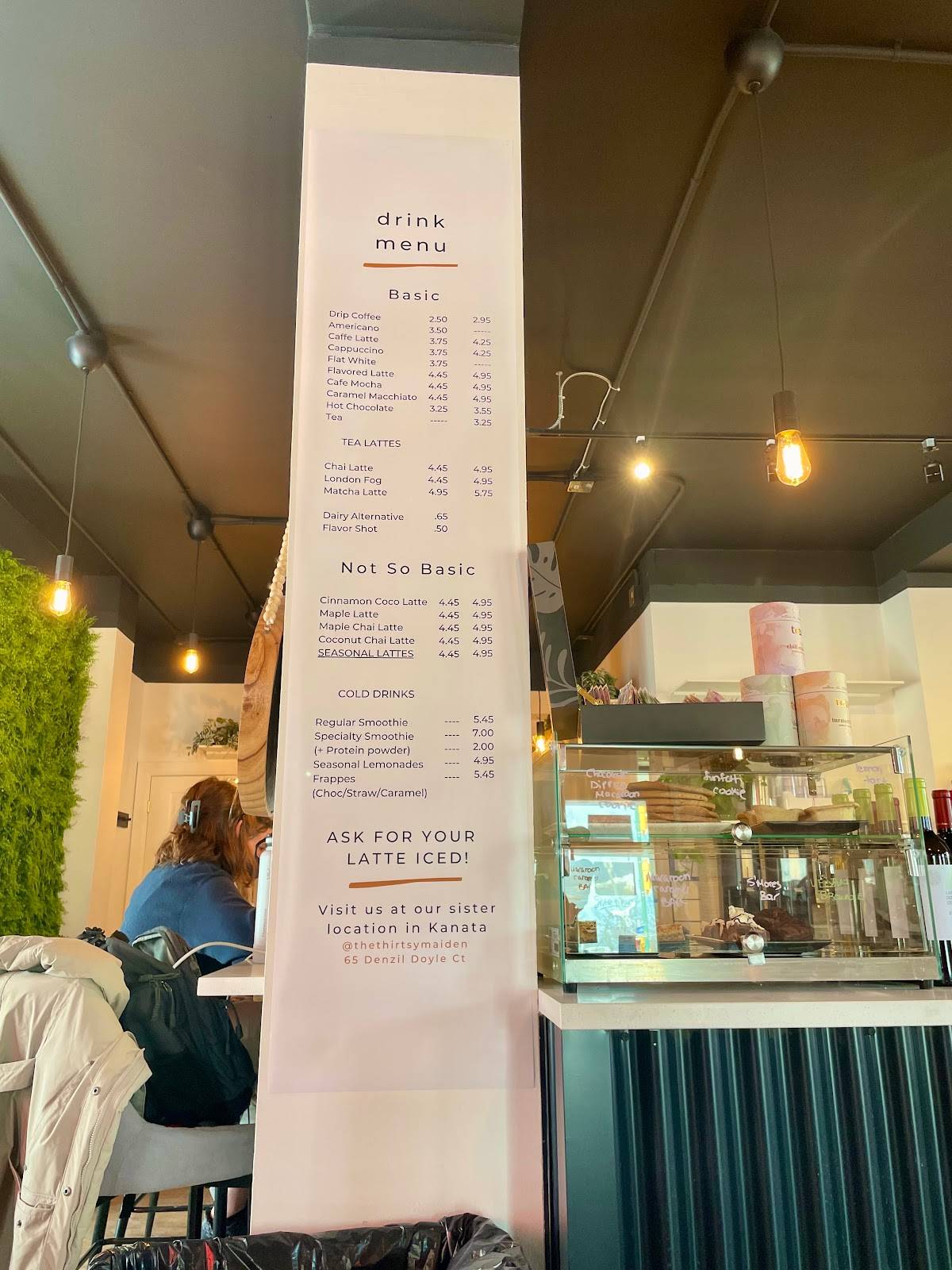 Menu at Ritual On Main Cafe - Stittsville, Ottawa