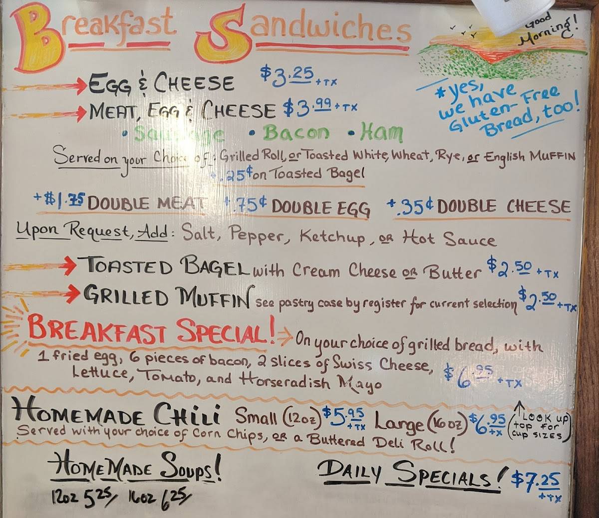 Menu at Riverton General Store restaurant, Barkhamsted