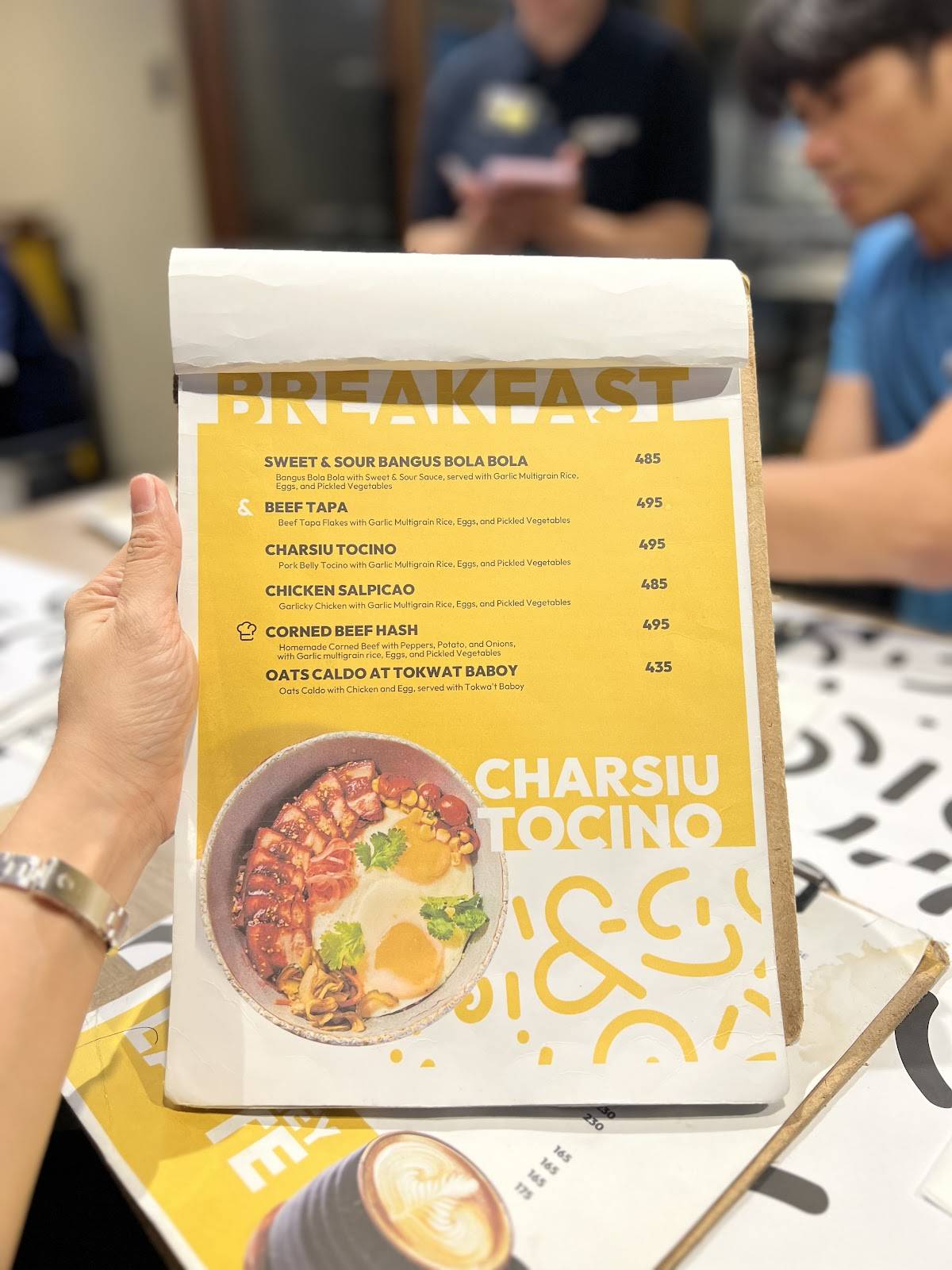 Menu at Rogue&Co cafe, Quezon City