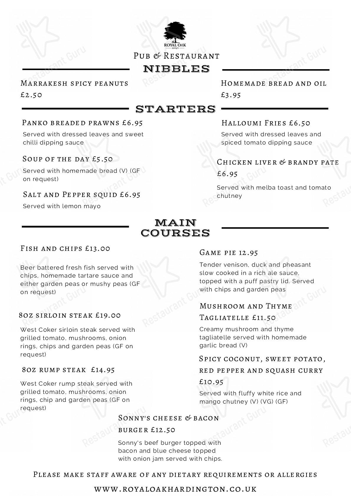 Menu at Rosemary Greek Restaurant, Shepton Mallet