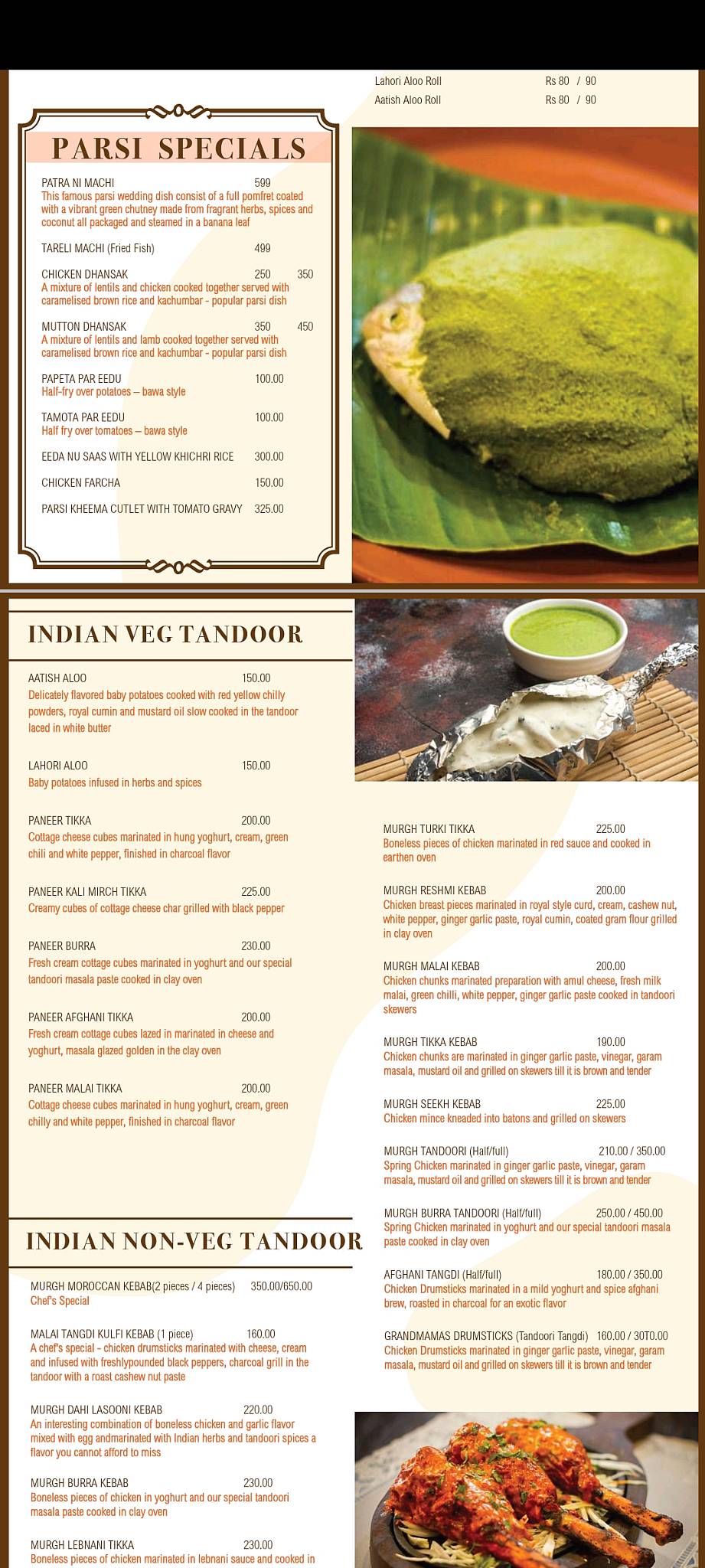 Menu at Roshan Bakery and Restaurant, Mumbai, telephone exchange