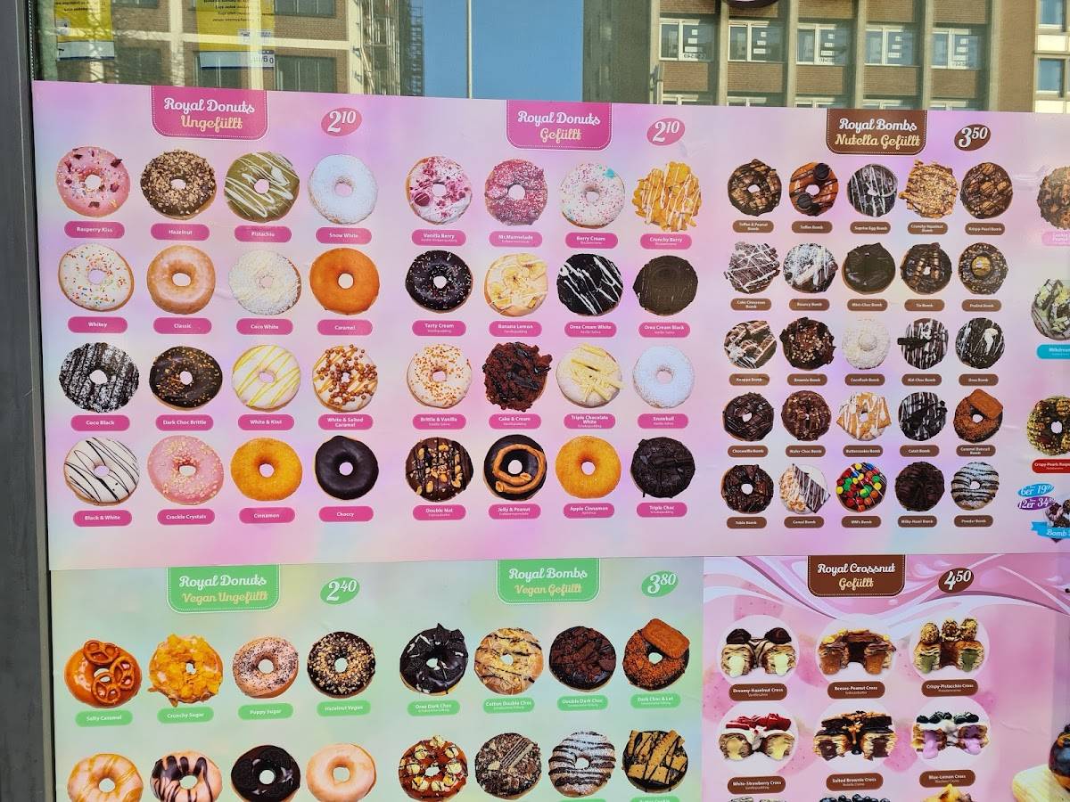 Speisekarte von Royal Donuts Münster, Münster