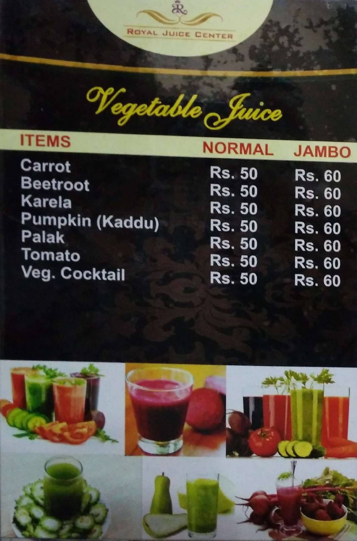 Menu at Royal Juice Bar And Snacks, Hyderabad