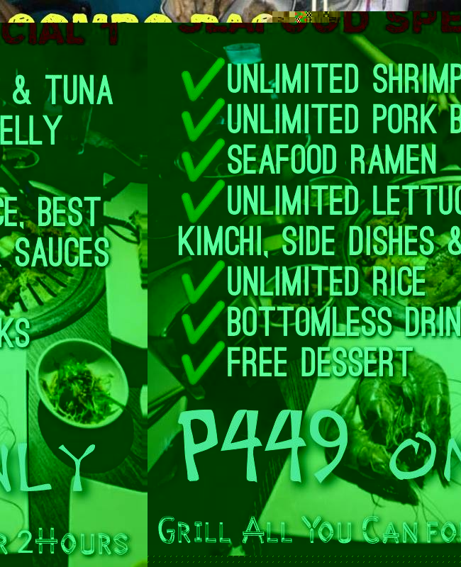 Menu at SAMGYUPSAL House NAGA restaurant, Naga