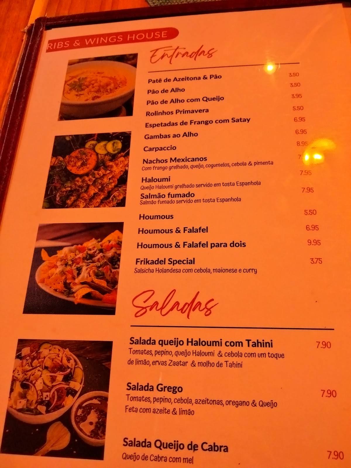 Menu at SHALOM - ALL YOU CAN EAT RIBS & WINGS restaurant, Albufeira