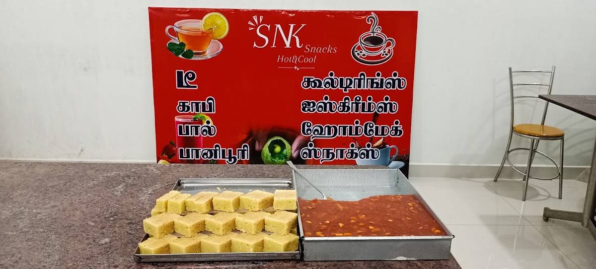 Menu at SNK SNACKS HOT&COOL, India