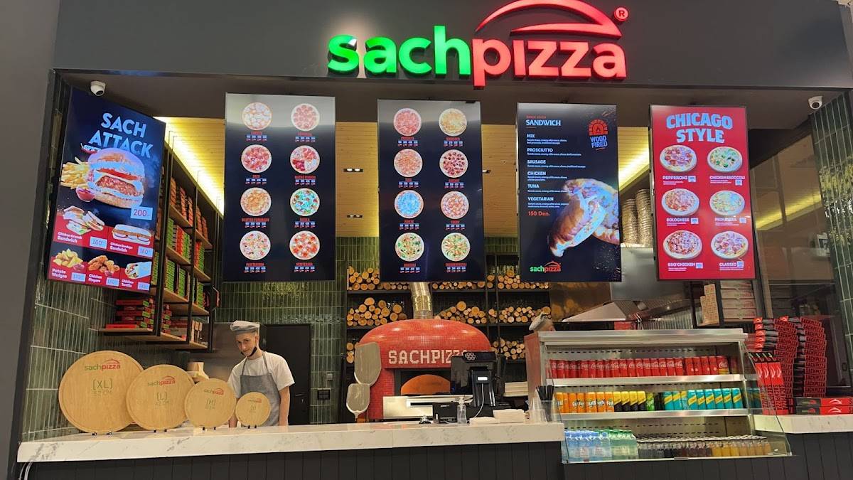 Speisekarte von Sach Pizza, Skopje