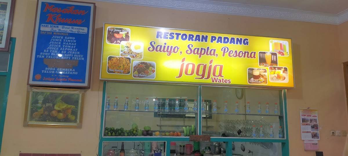 Menu at Saiyo Sapta Pesona Restaurant, Wates