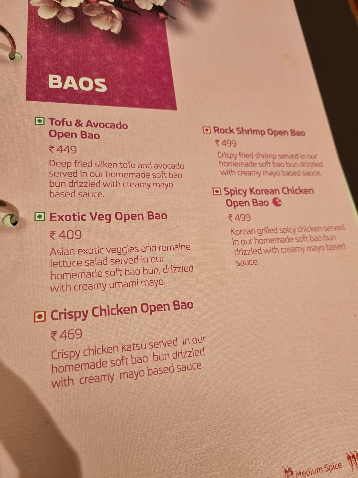 Menu at Sakura - A Far Eastern Kitchen, Hyderabad