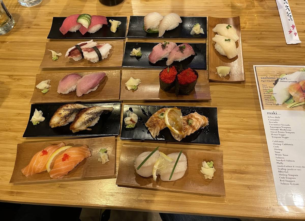 Menu at Salt. Sushi restaurant, Windsor