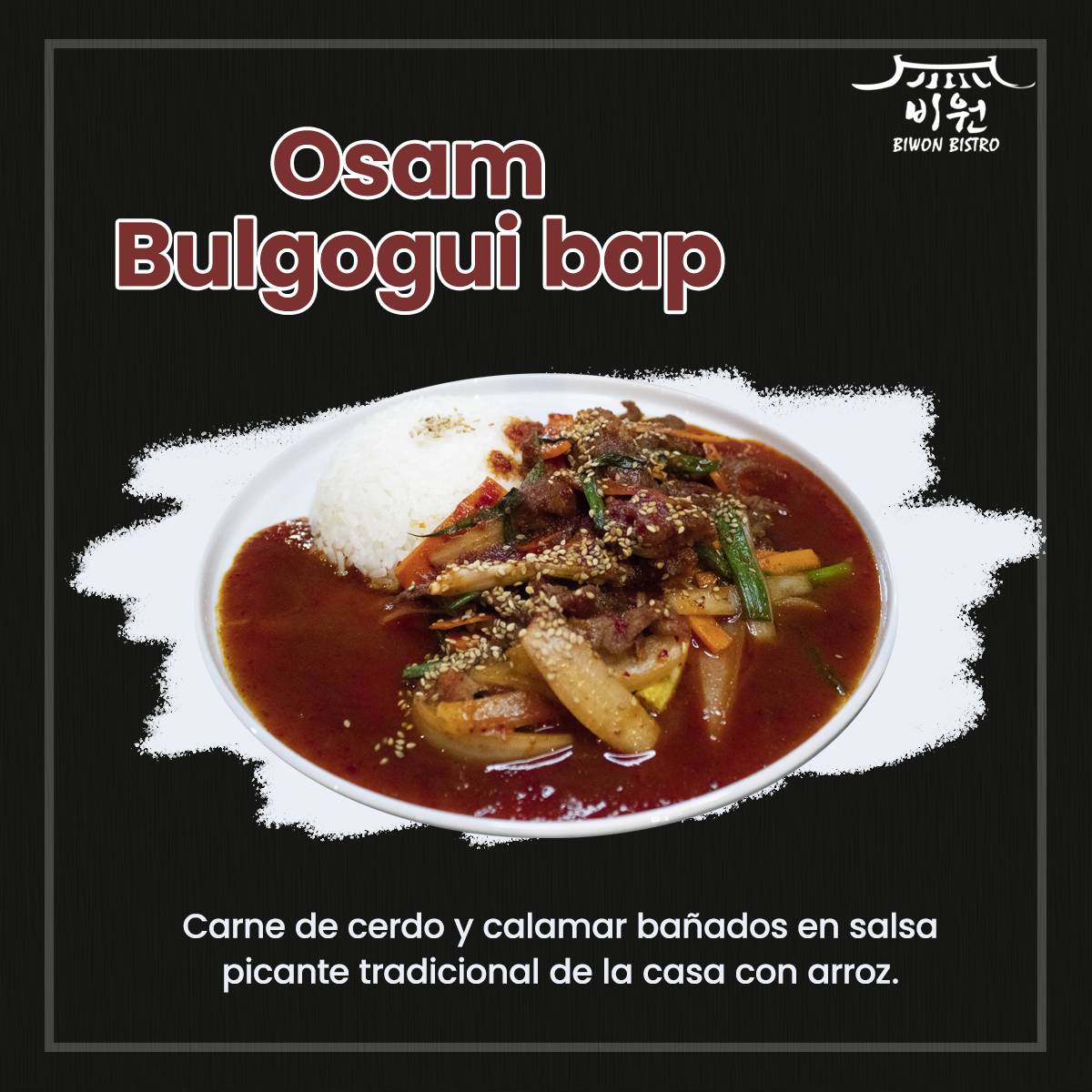 Carta del restaurante BIWON BISTRO - Gastronomía Coreana, San Borja