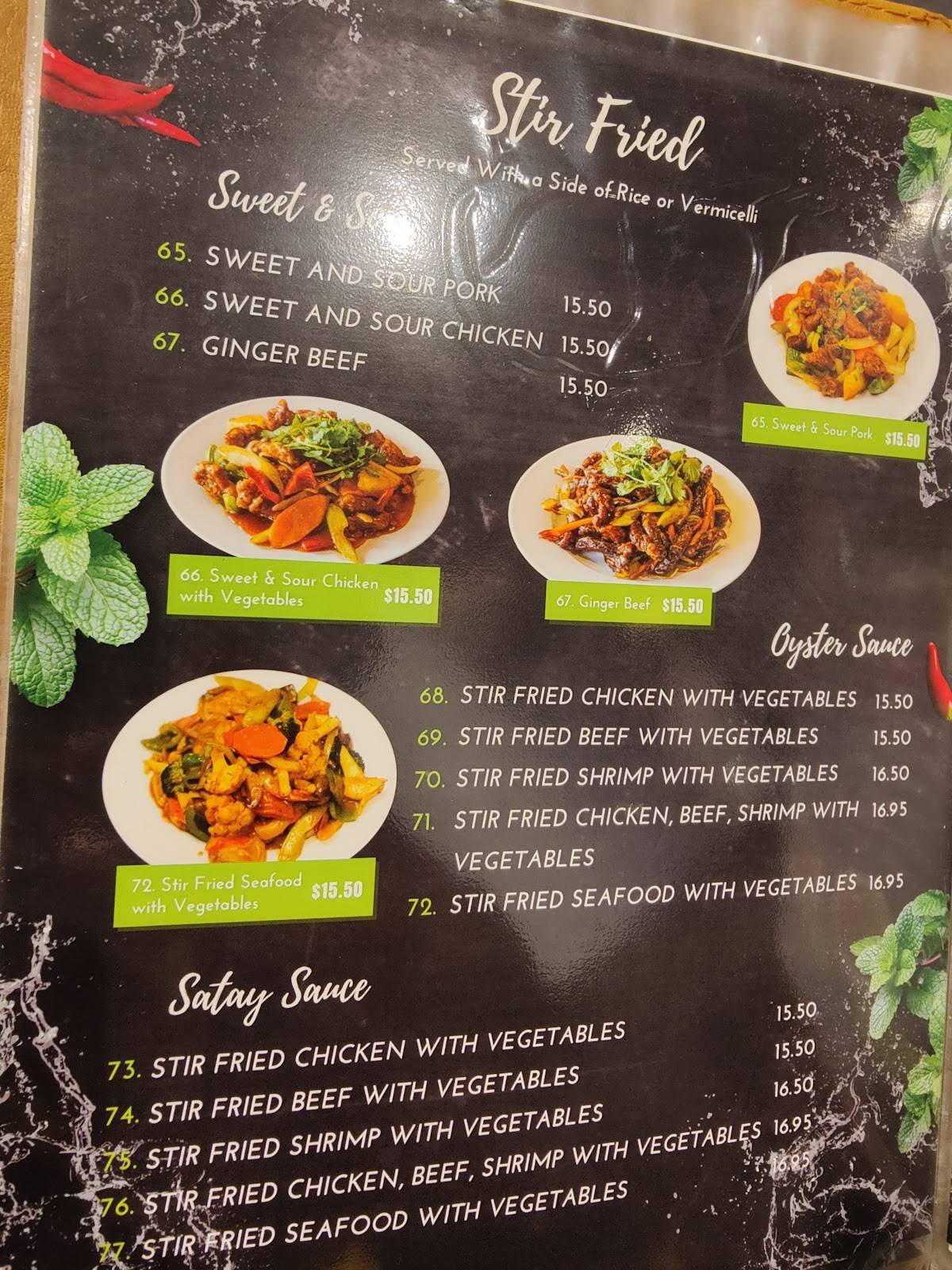 Menu at Fuh Station 2 - 8 ST restaurant, Saskatoon