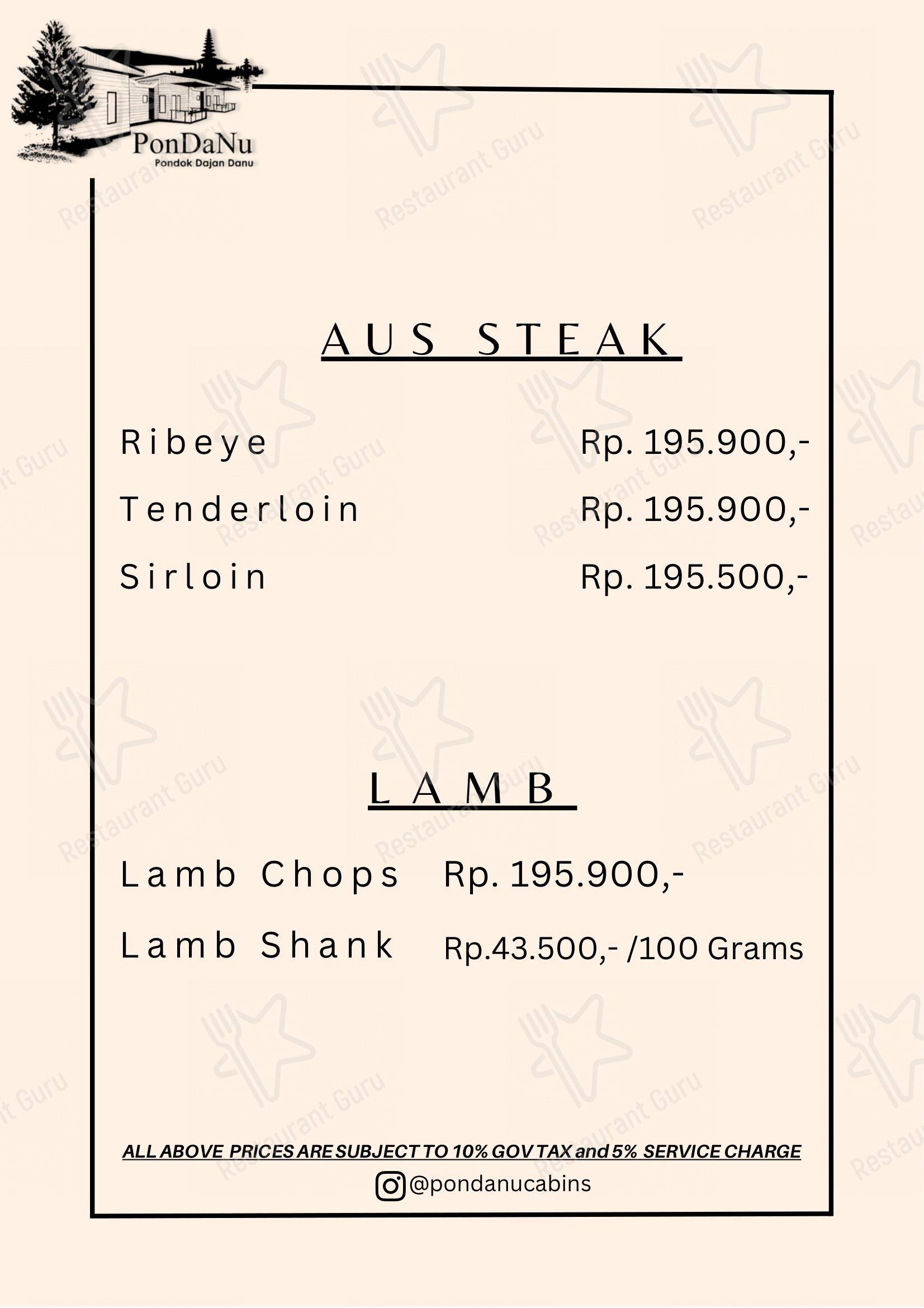 Menu at Sate Kambing Sultan, Resto & Cafe, Indonesia