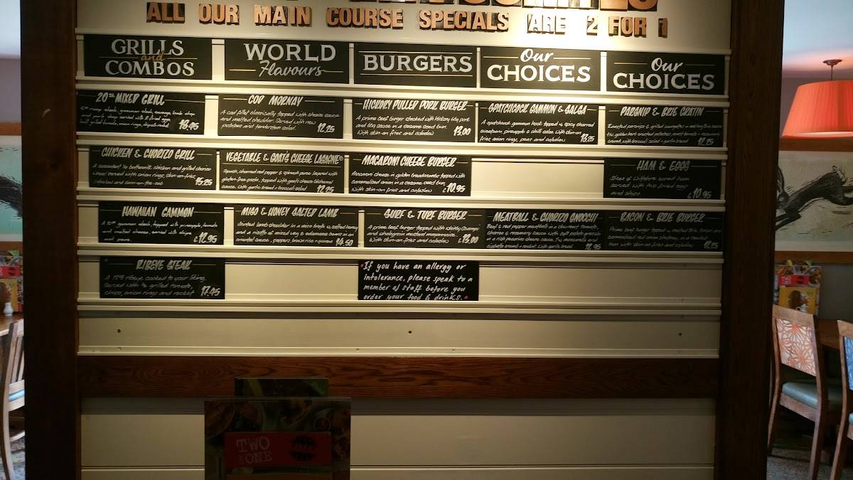 Menu at Saxon Arms Witham pub & bar, Witham