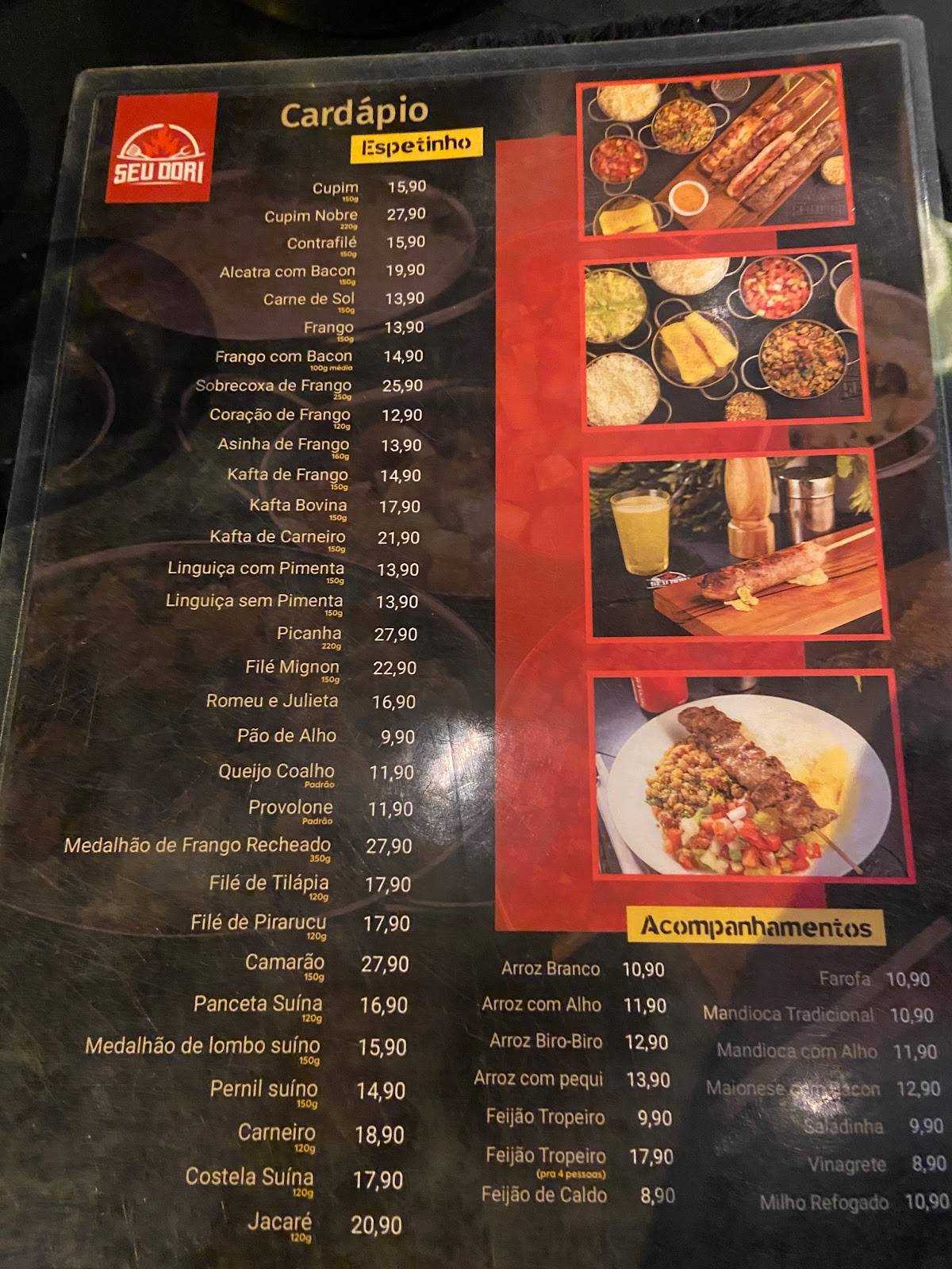 Menu em Seu Dori restaurante, Goiânia