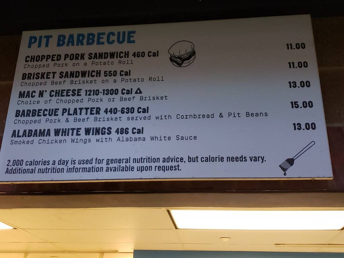 Menu at Shake Shack restaurant, New York City, Roosevelt Ave