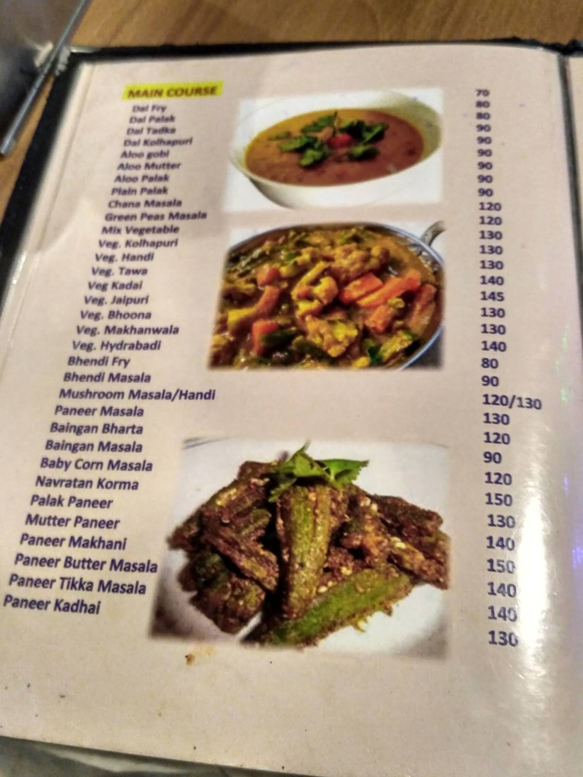 Menu at Shree Radha Krishna Pure Veg, Pune, FQ2V+W8V