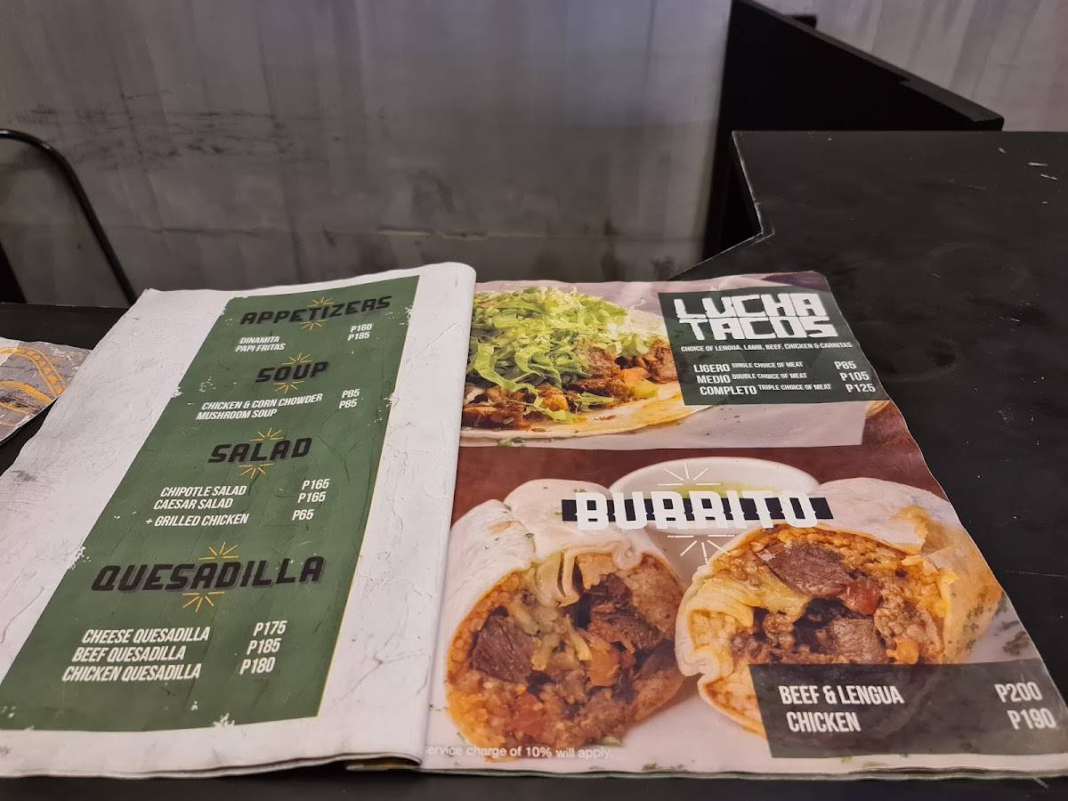 Menu at Silantro Fil-Mex Cantina (Eastwood branch) restaurant, Quezon ...