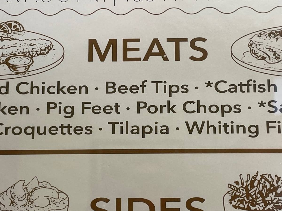Menu at Silver Sands Café restaurant, Nashville