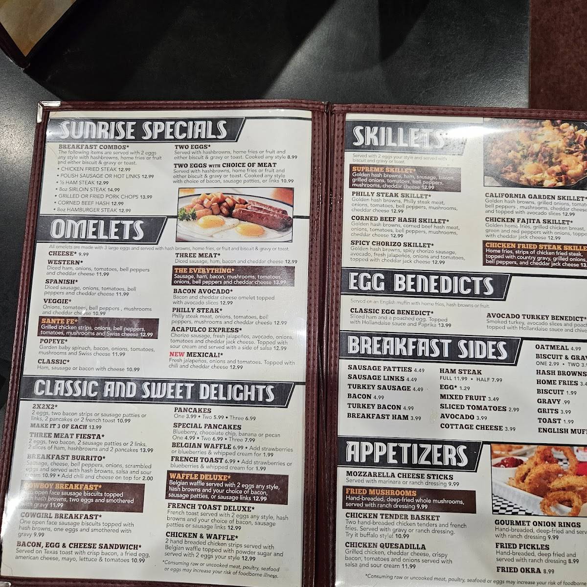 Menu at Silver Skillet Family Diner restaurant, Tulsa