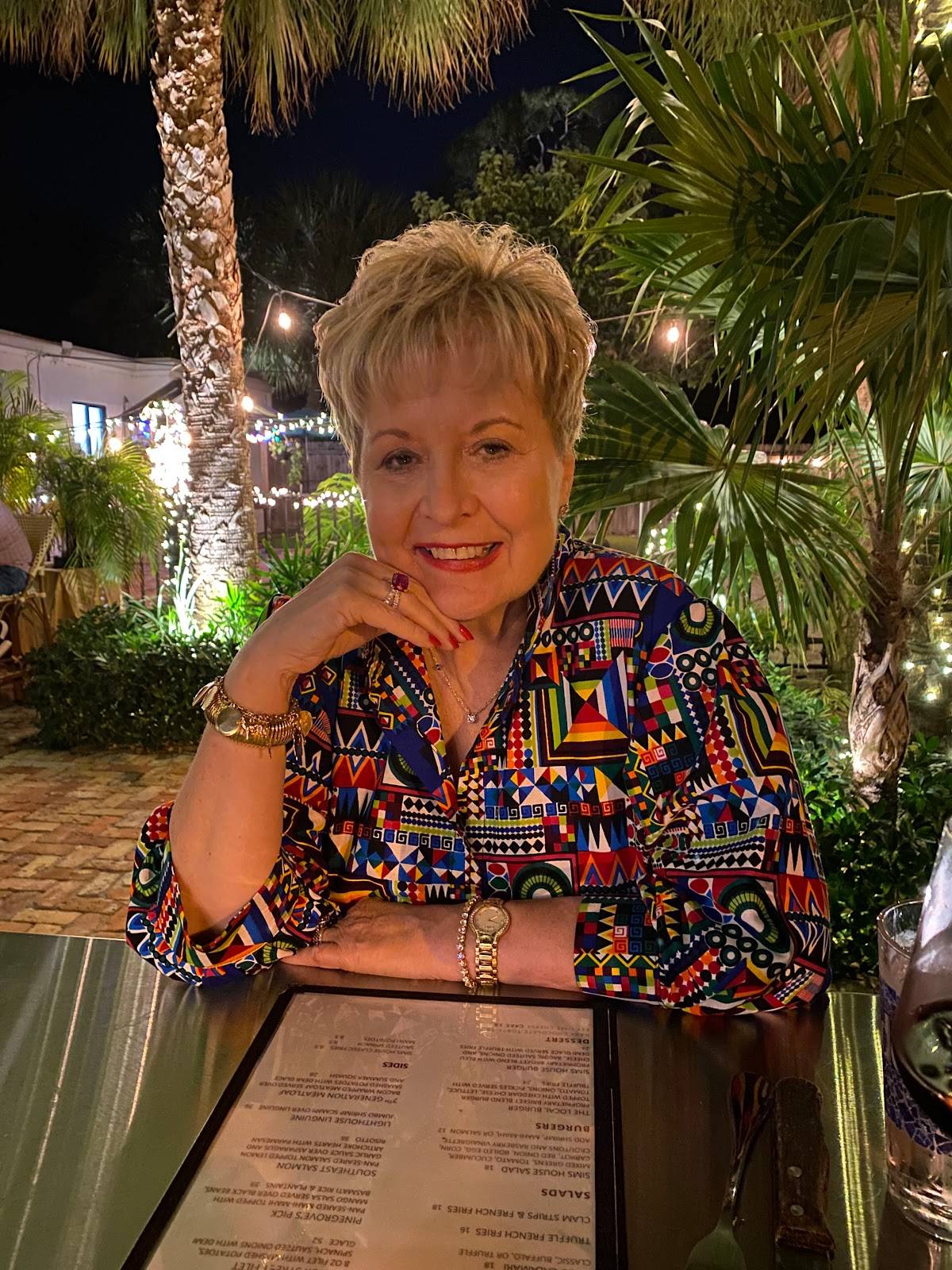 Menu at The Sims House restaurant, Jupiter