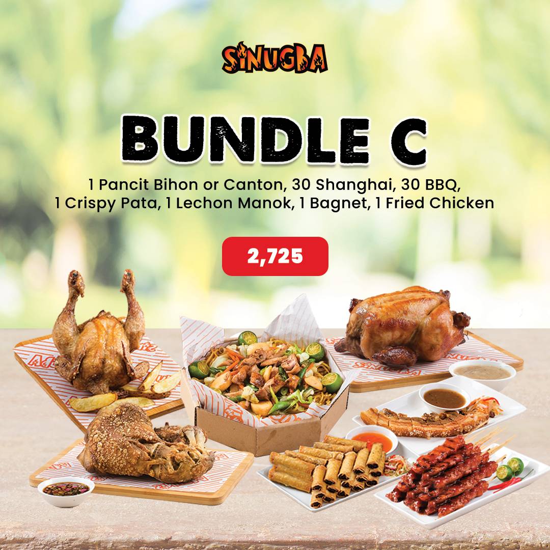Menu at Sinugba restaurant, Mandaluyong, 472 Barangka Dr.