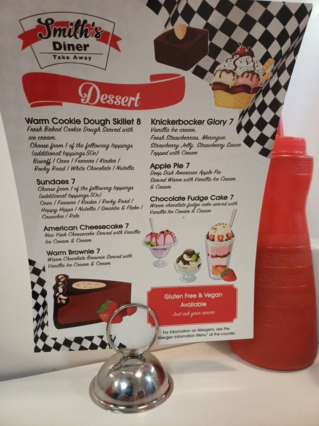 Menu at Smith's Diner & Takeaway fast food, Cavan