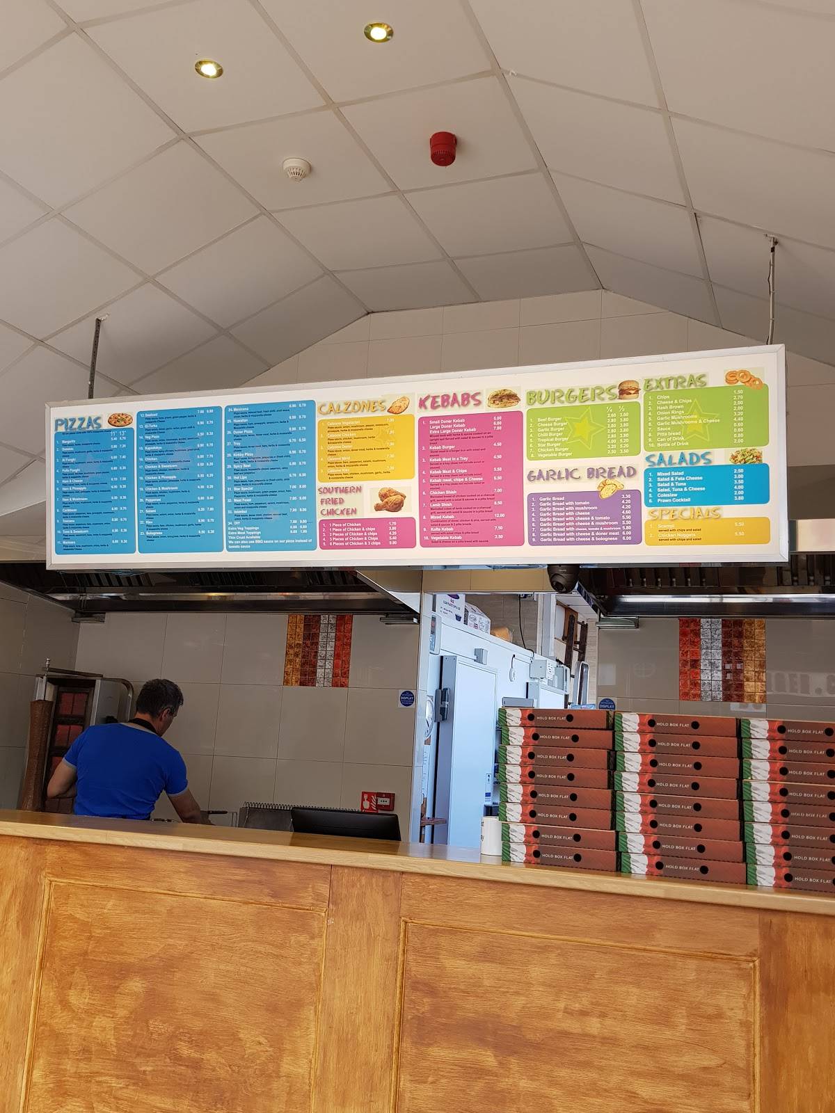 Menu at Star Fast Food, Kirkbymoorside