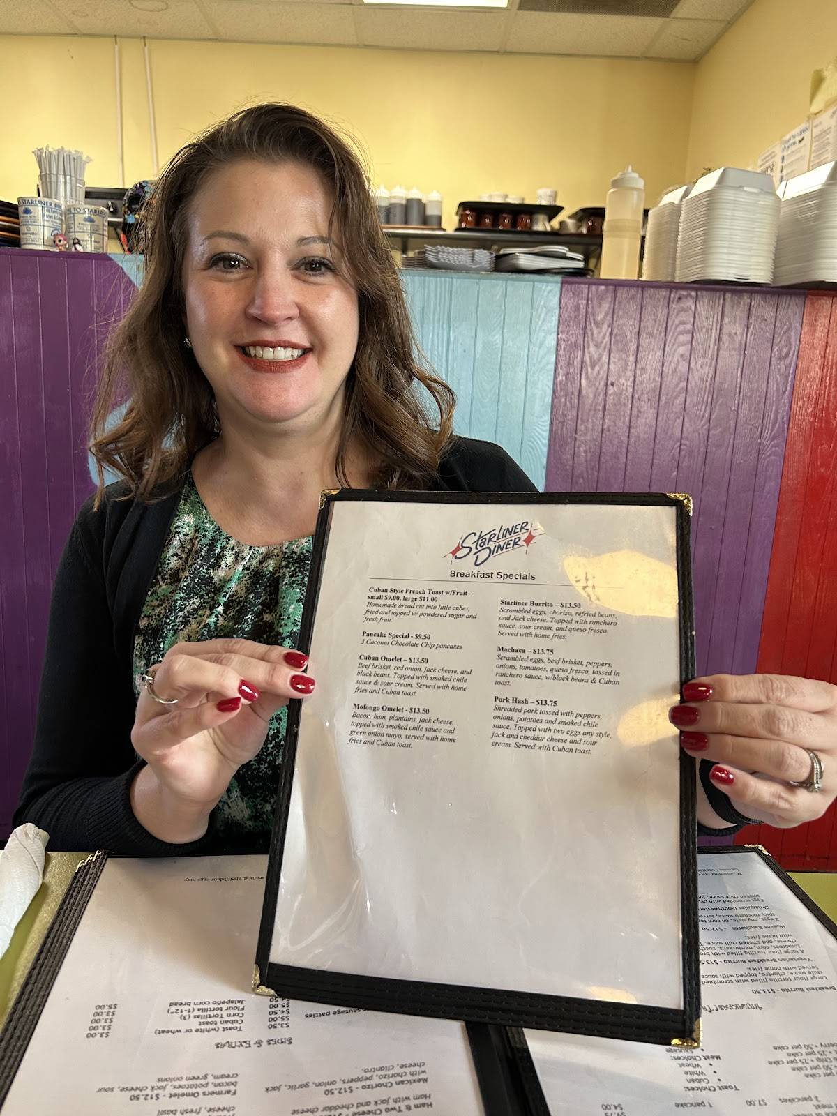 Menu at Starliner Diner restaurant, Hilliard, Main St