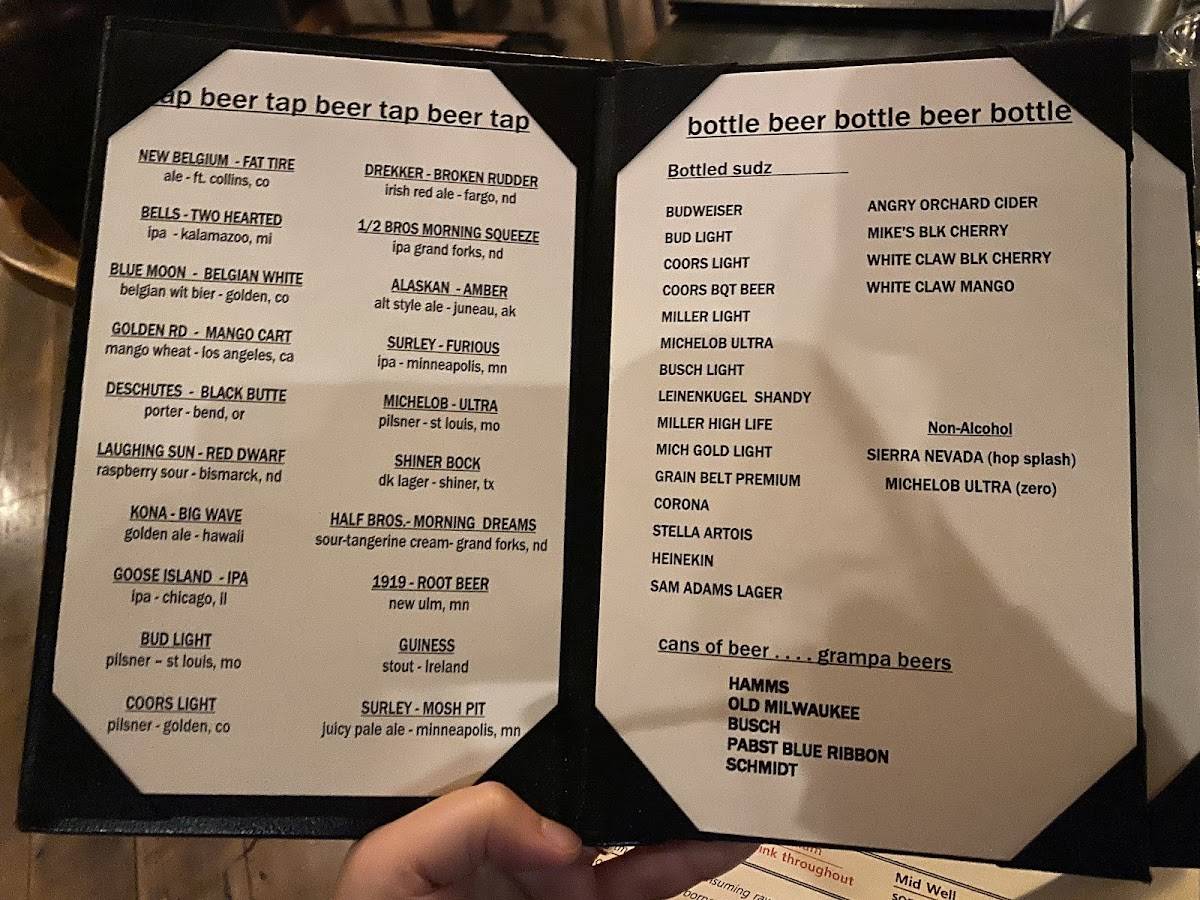 Menu at Ranch Steakhouse, Devils Lake, ND-20