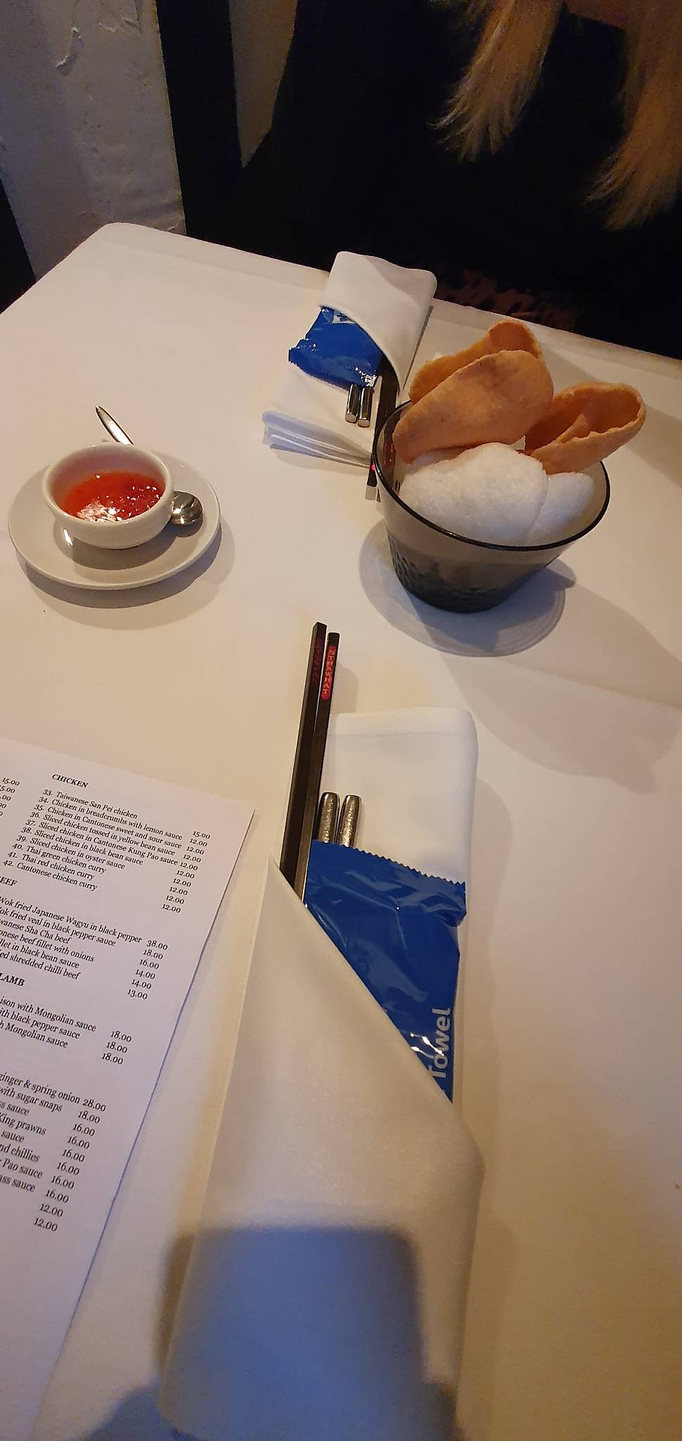 Menu at Straw Hat Oriental restaurant, Sawbridgeworth