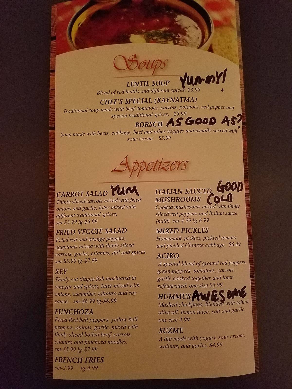 Menu at Sultan Family Restaurant, Agawam