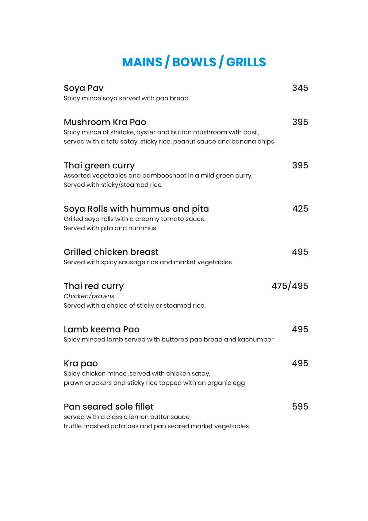 Menu at Summer House Delhi, New Delhi, 1st Aurobindo Place Market