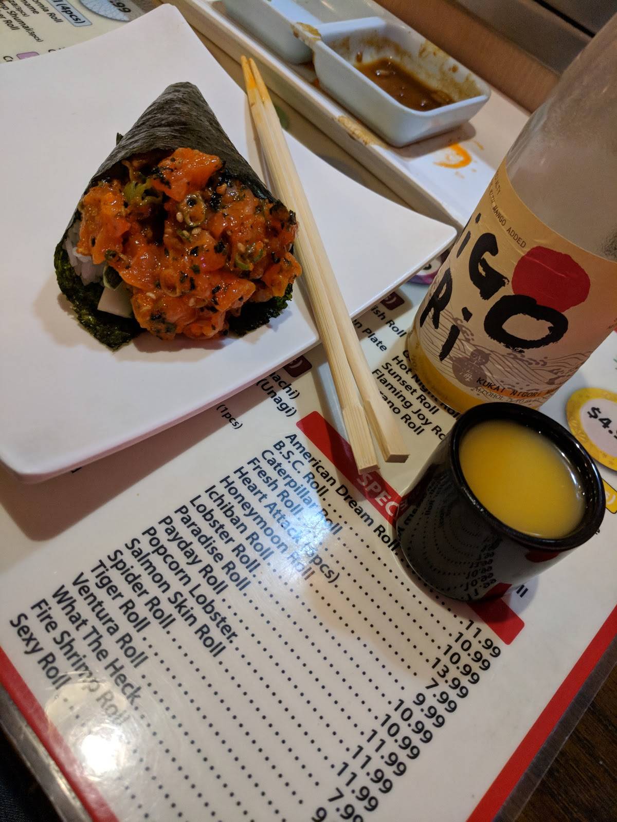 Menu at Sushi Fresh Camarillo restaurant, Camarillo