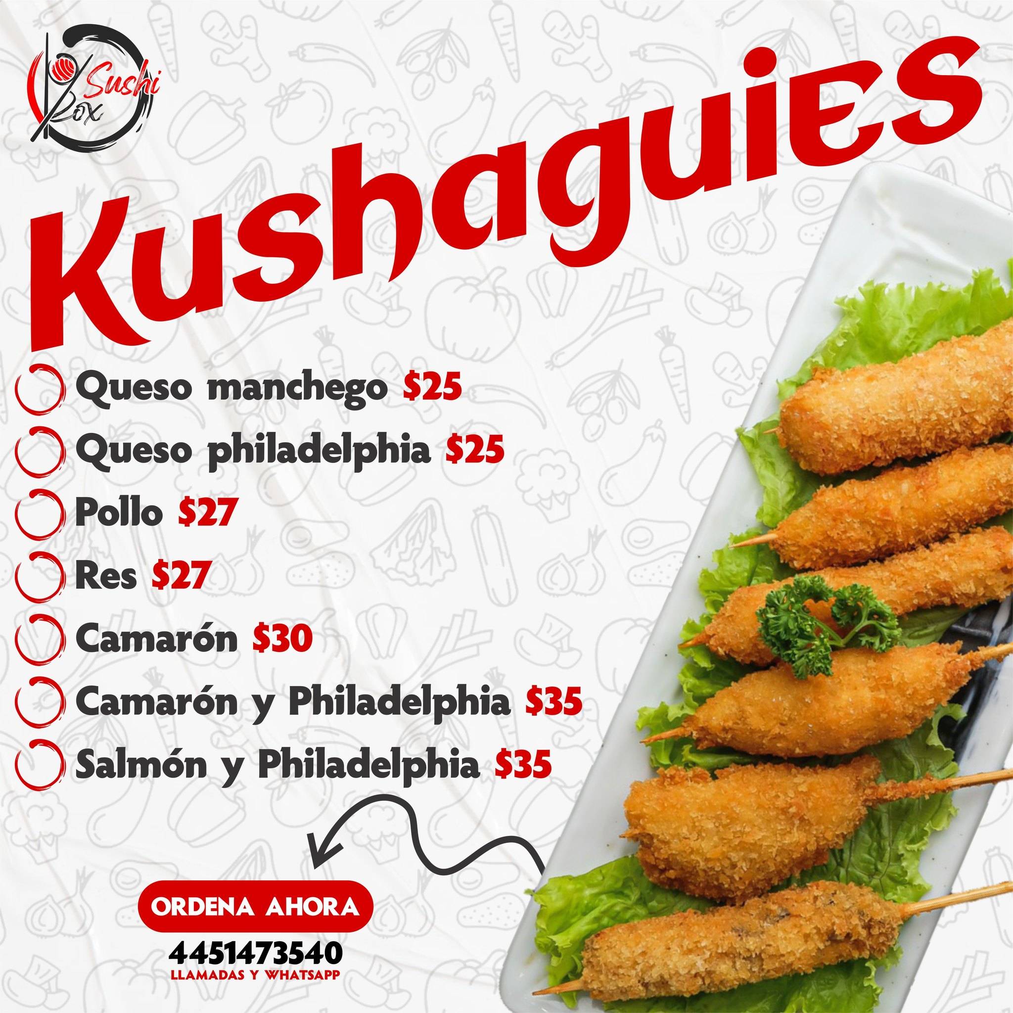 Carta del restaurante Sushi Rox Suc, Yuriria, Yuriria