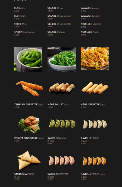 Menu at Sushi Show Metz restaurant, Metz, 29 En Fournirue