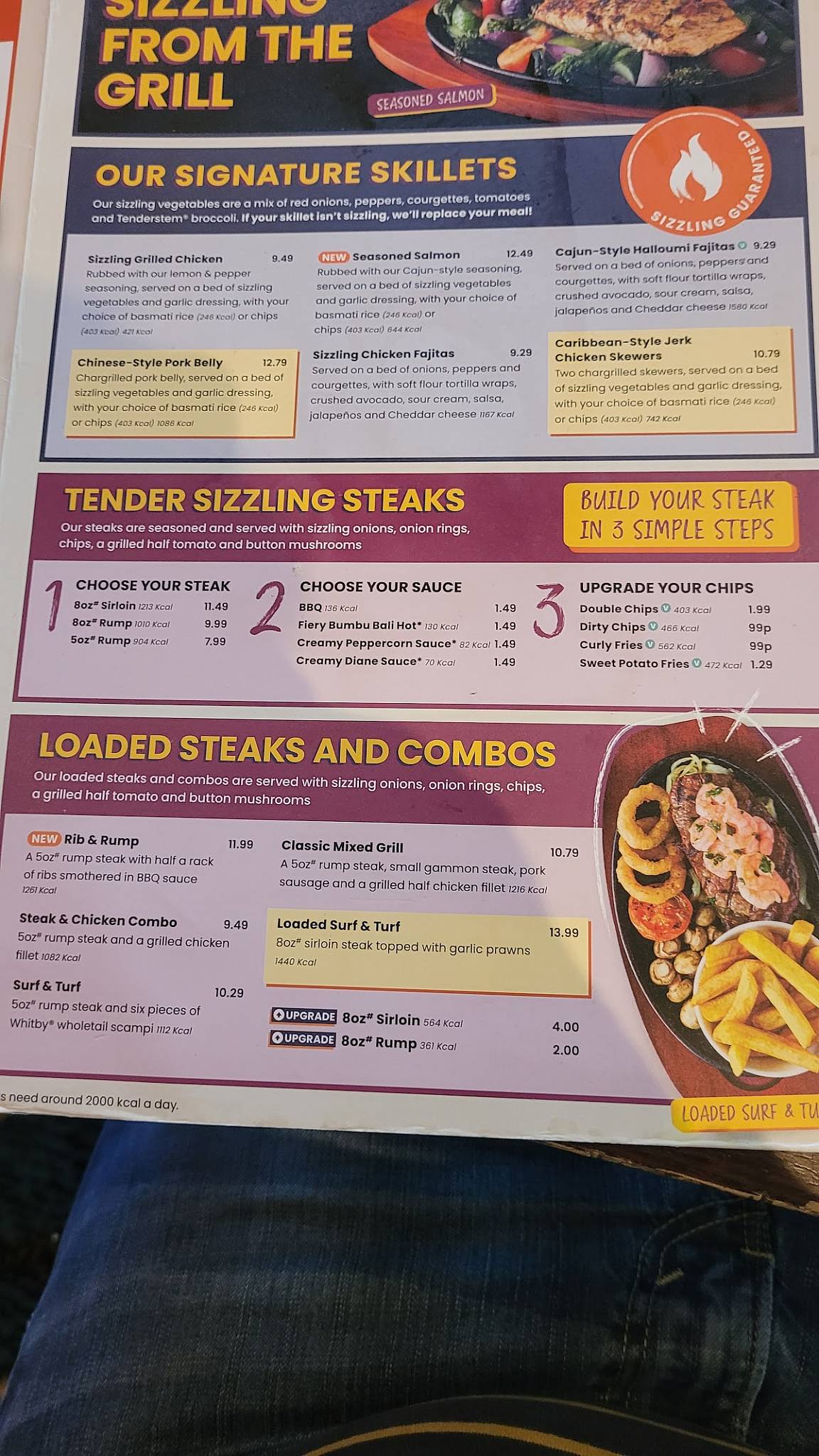 Menu at Bay View pub & bar, Swansea