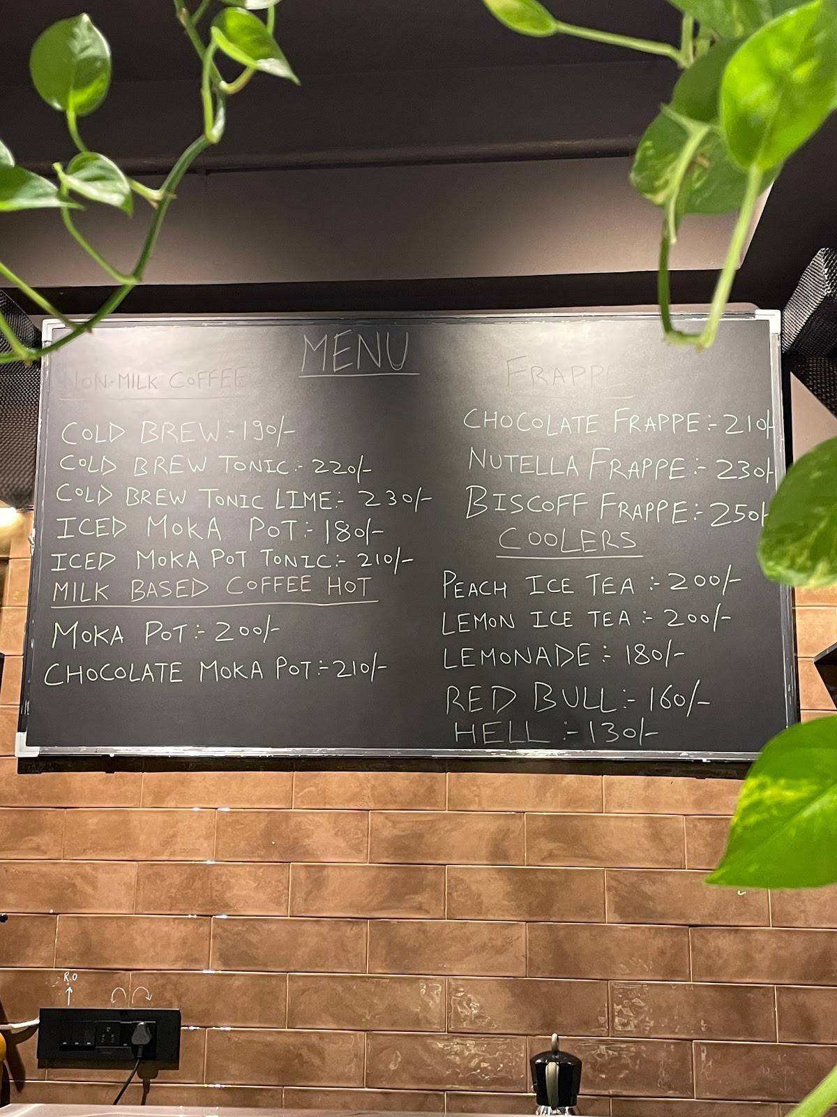 Menu at THE OTHERSIDE, Surat