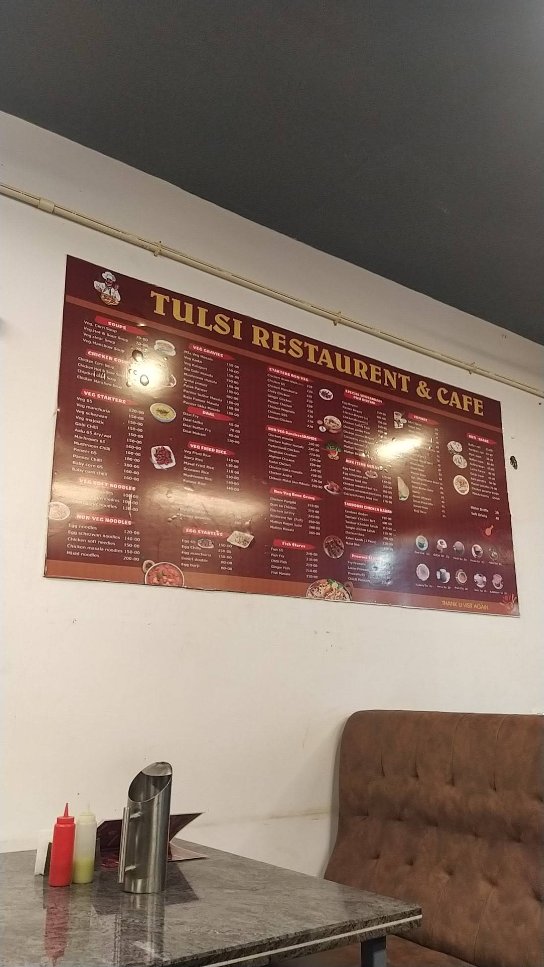 Menu at TULSI RESTAURANT & CAFE, Sadashivpet