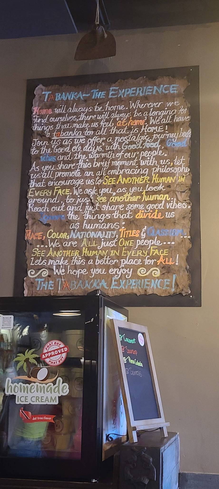 Menu at Tabanka restaurant, North Lauderdale